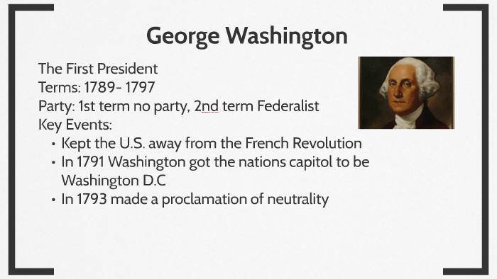 The First 16 Presidents by on Prezi