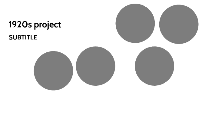 1920s project by Christopher Derr on Prezi
