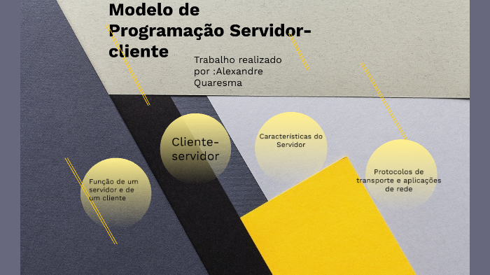 Modelo de Programação cliente-servidor by Noivo Da Madd on Prezi