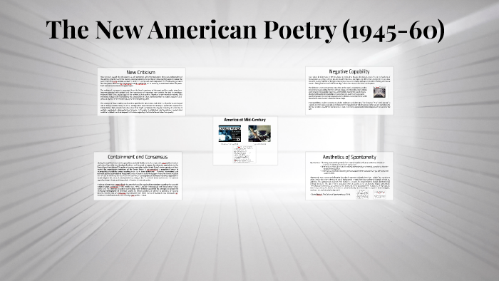 The New American Poetry (1945-60) by David Mc Carthy on Prezi