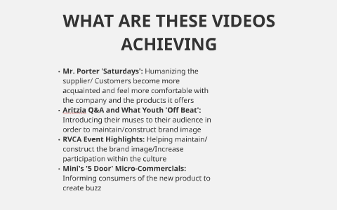 WHAT ARE THESE VIDEOS by paul garabedian on Prezi