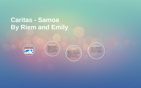 Caritas - Samoa by Emily Riem on Prezi