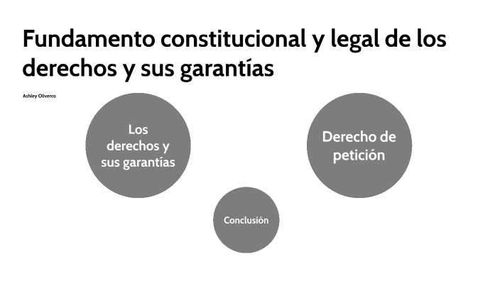 fundamento constitucional y legal de los derechos y sus garantías by ...