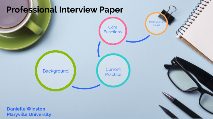 Professional Interview Paper by Danielle Winston on Prezi