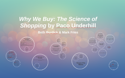 Why We Buy: The Science of Shopping by Paco Underhill by Beth Burdick ...