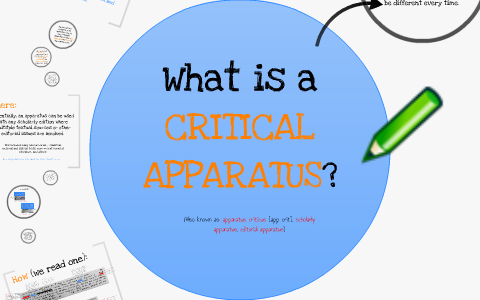 Meet the Critical Apparatus. by Jennifer Whelan on Prezi