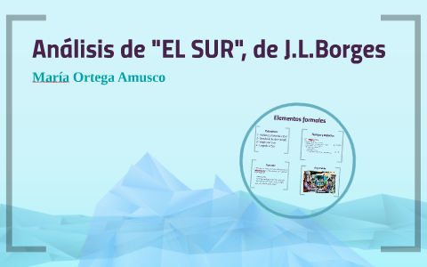 Análisis de "EL SUR", de J.L.Borges by María Ortega Amusco on Prezi