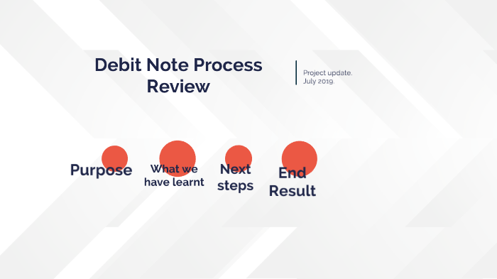 Debit Note Process Review by Matt Jordan on Prezi