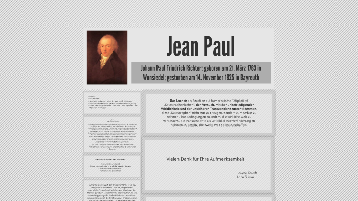 Jean Paul by Anna-Julia Śliwka on Prezi