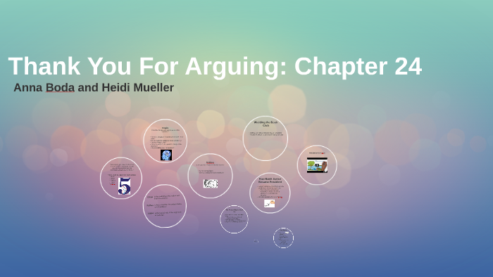 Thank You For Arguing: Chapter 24 by Heidi Mueller on Prezi