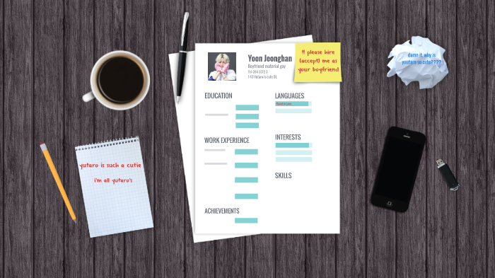 BOYFRIEND RESUME by 천 사 on Prezi