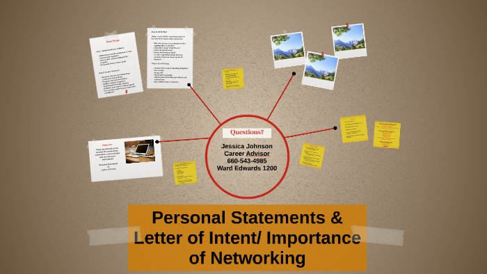 Personal Statements/Letter of Intent by on Prezi