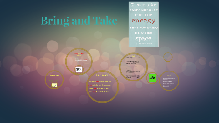 Bring and Take by kaylee pendergrass on Prezi
