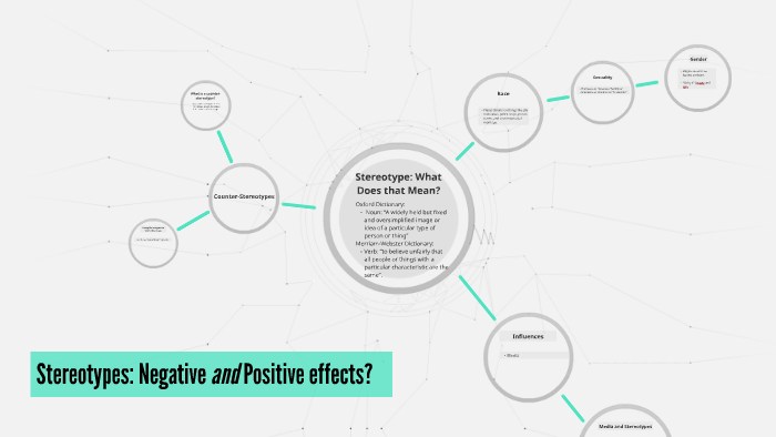 Stereotypes: Negative and Positive effects? by Emily Hollingsworth on Prezi