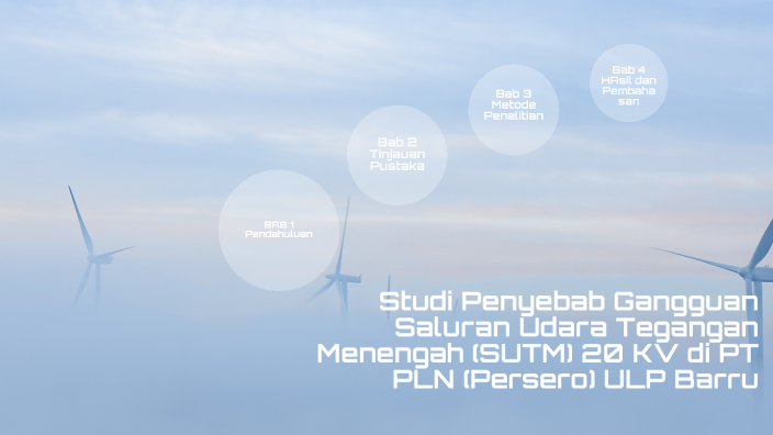 Studi Penyebab Gangguan Saluran Udara Tegangan MEnengah (SUTM) 20 KV di ...