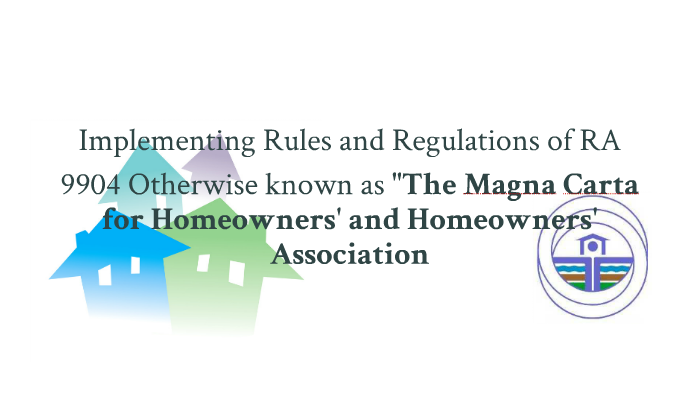 Implementing Rules and Regulations of RA 9904 Otherwise know by Rosslyn ...