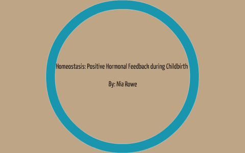 Homeostasis: Positive Hormonal Feedback during Childbirth by Nia Rowe ...