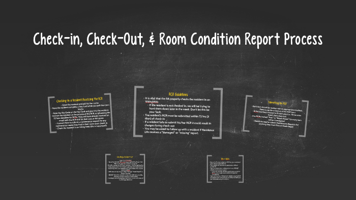 Room Condition Report Process by Patricia Wiggins on Prezi