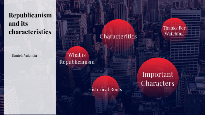 Republicanism and its characteristics by Daniela Valencia on Prezi