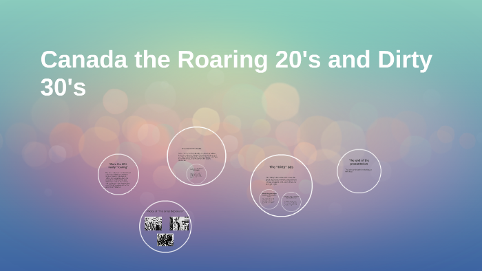 Canada the Roaring 20's and Dirty 30's by Matt P. on Prezi