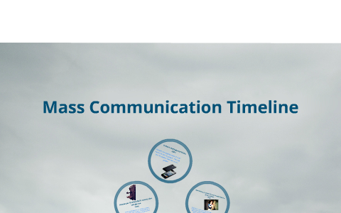 MASS COMMUNICATION TIMELINE by Spencer Cook on Prezi