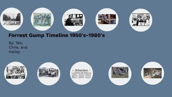 Forrest Gump Timeline Project by Teo Pizzirani Forrest Gump Timeline Project by Teo Pizzirani