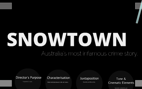 SNOWTOWN - Australia's Most Infamous Crime Story by Emily Smith on Prezi