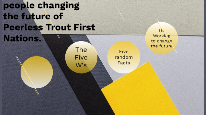 People changing the future of Peerless Trout First Nation by Frank ...