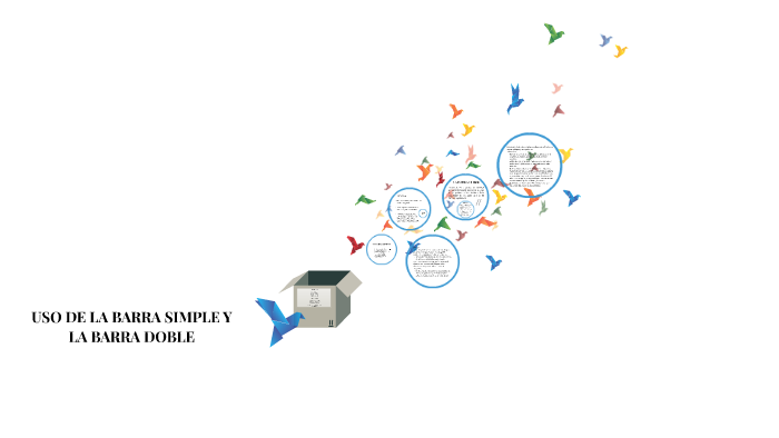 USO DE LA BARRA SIMPLE Y DOBLE by Camilo Lopez on Prezi