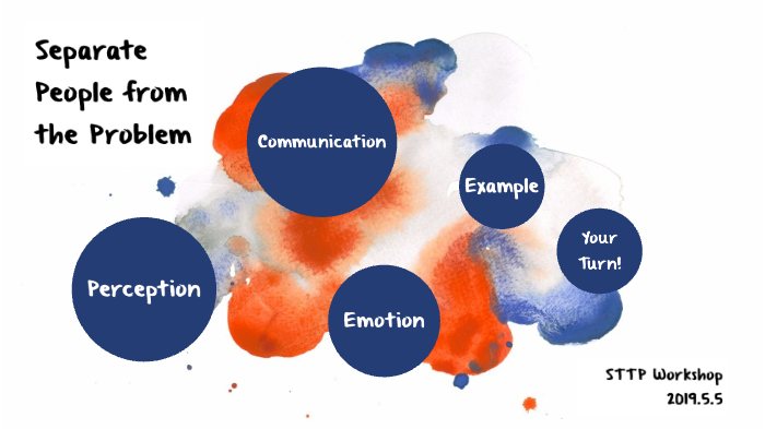 Separate people from the problem by 芳瑄 許 on Prezi