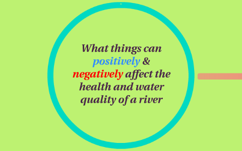 What things can positively & negatively affect the health by Isaac ...