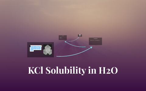KCl Solubility in H2O by Matthew Kaskiw on Prezi