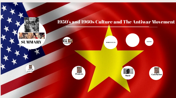 1950s and 1960s american culture and the antiwar movement by AJ Male on ...
