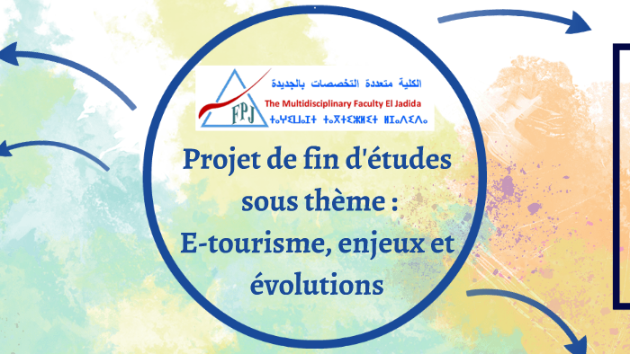 Projet de fin d'etudes sous theme : E-tourisme, enjeux et év by insaf ...
