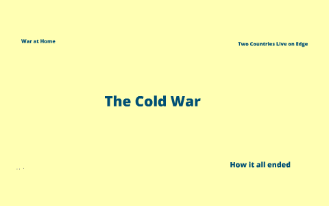 The Cold War (REAL) by Jaye Westgate