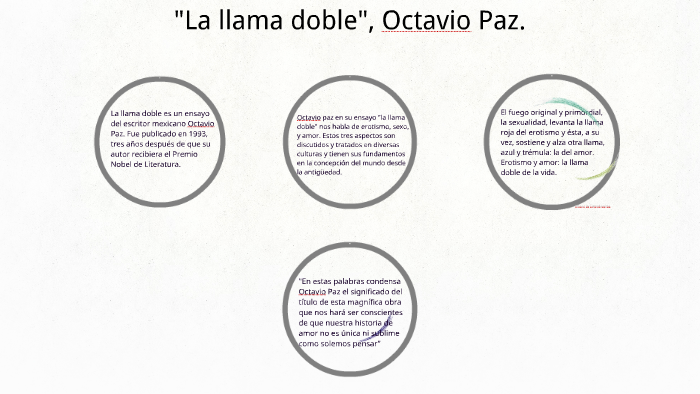 "La llama doble", Octavio Paz by Sergio Santamaria
