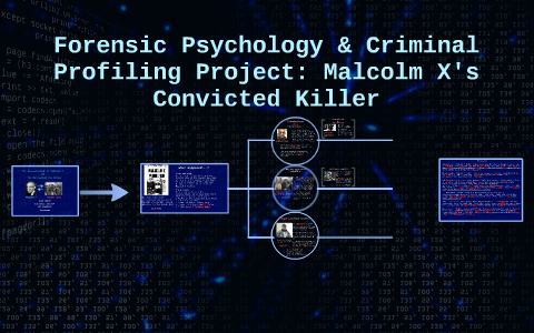 Forensic Psychology & Criminal Profiling Project: Malcom X's by leah ...