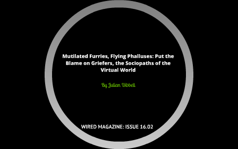 Mutilated Furries, Flying Phalluses: Put the Blame on Griefers, the ...