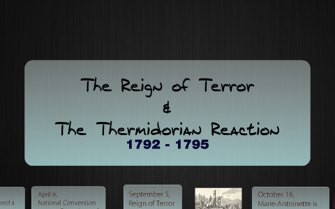 The Reign of Terror and the Thermidorian Reaction: 1792-1795 by Ingrid ...