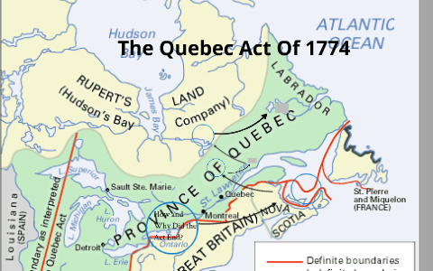 The Quebec Act Of 17774 by damion lewis on Prezi