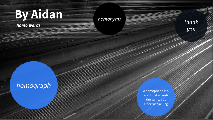 homo words by AIDAN STEFFAN on Prezi
