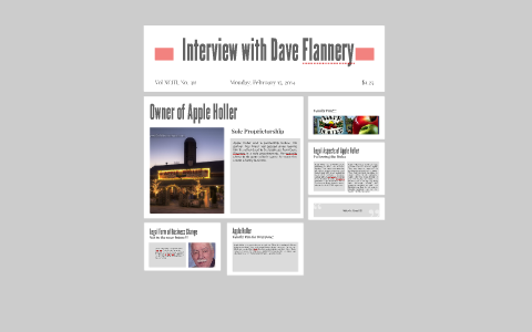 Interview with Dave Flannery by Pamela Schacht on Prezi