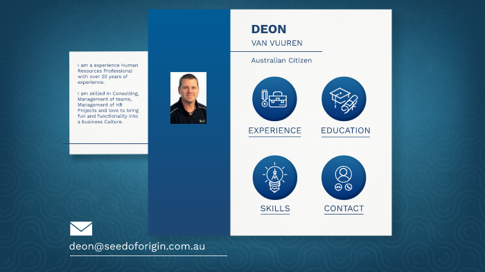 Deon CV by Deon van Vuuren on Prezi