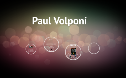 Paul Volponi by Jabreya Mcneill on Prezi