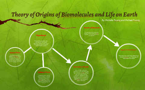 Theory of Origins of Biomolecules and Life on Earth by Michelle Truong ...