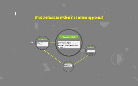 What chemicals are involved in an embalming process? by Vanessa Palmer ...