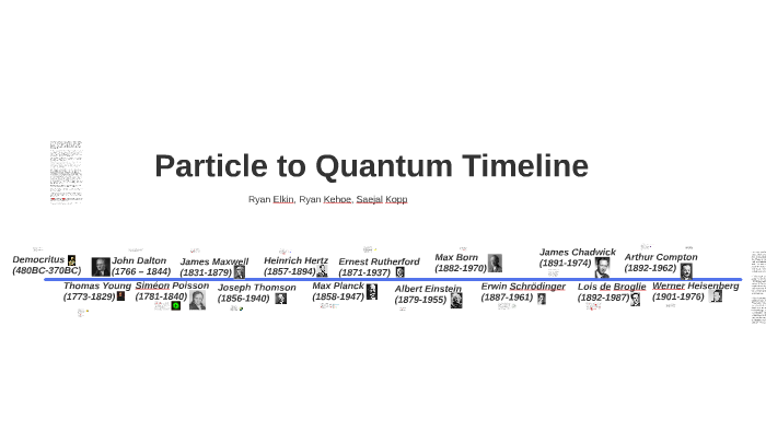 Particle to Quantum Timeline by Humaniod supperwarrior on Prezi