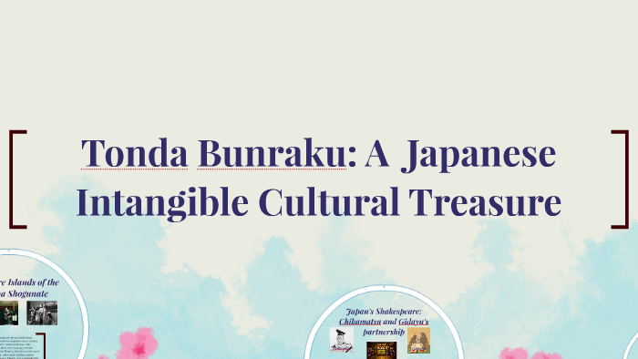 Tonda Bunraku: A Japanese Intangible Cultural Treasure by Chandler ...