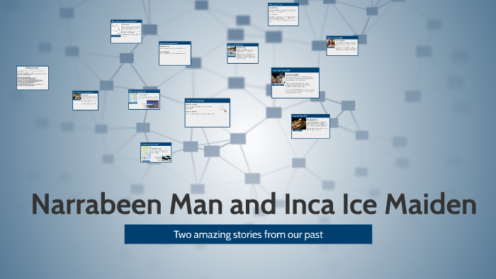 Narrabeen Man and Inca Ice Maiden by Lily Doyle