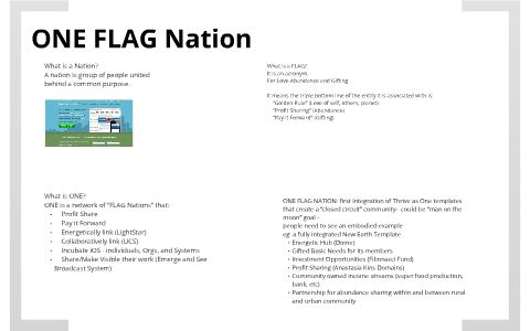 One FLAG Nation by Erik Lawyer on Prezi